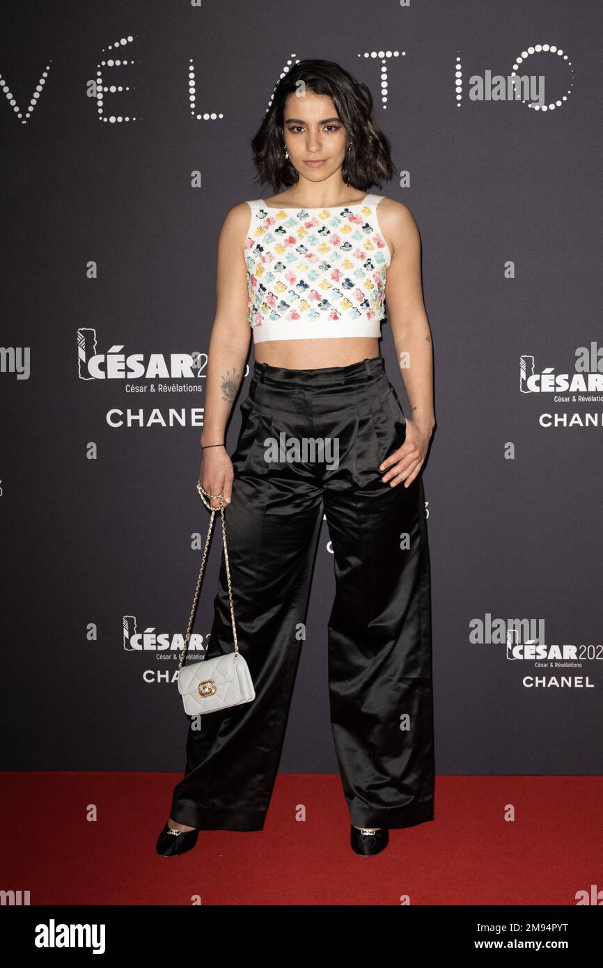 Lina El Arabi attends the Cesar - Revelations 2023 at the Trianon, on January 16, 2023 in Paris ...