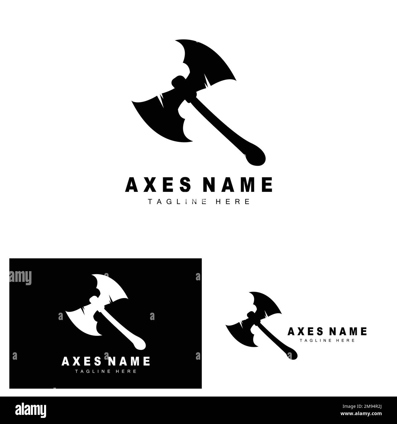 Crossed weapons illustration Black and White Stock Photos & Images - Alamy