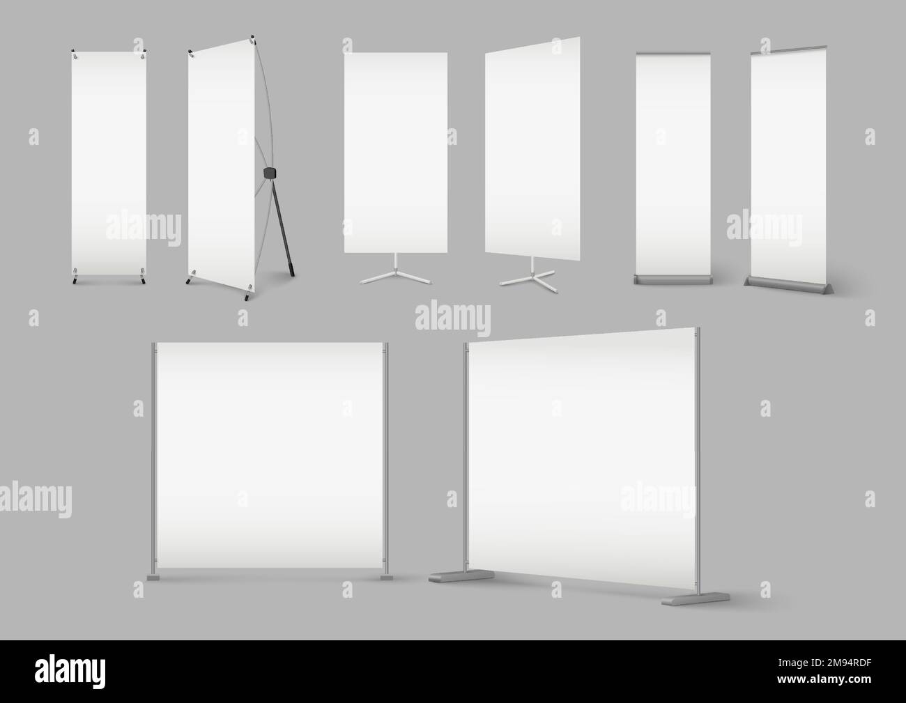 Isolated outdoor billboard with empty space vector Stock Vector Image ...