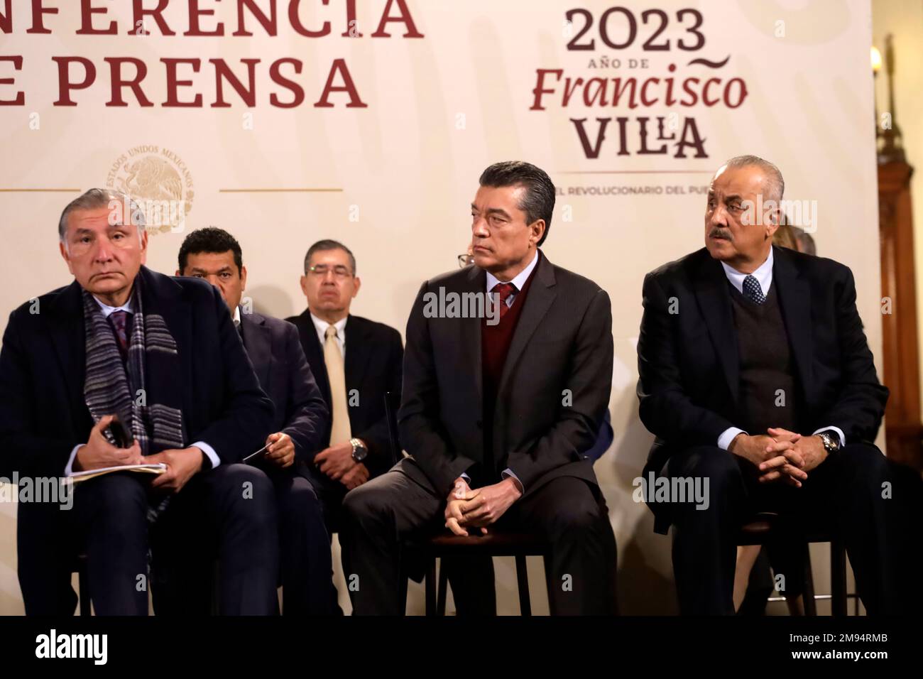 Non Exclusive: January 16, 2023, Mexico City, Mexico: The Secretary of ...