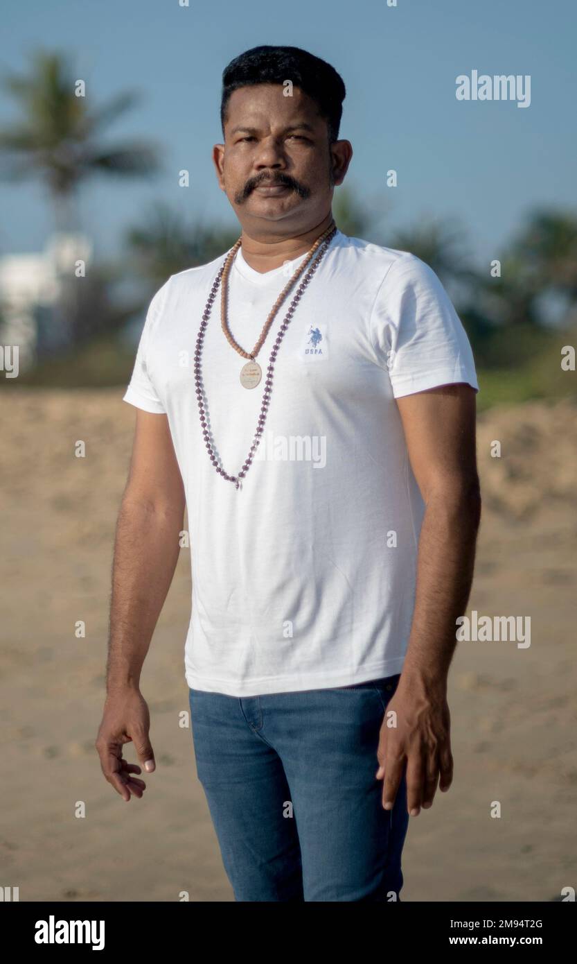 Indian male model with masculine look hi-res stock photography and ...