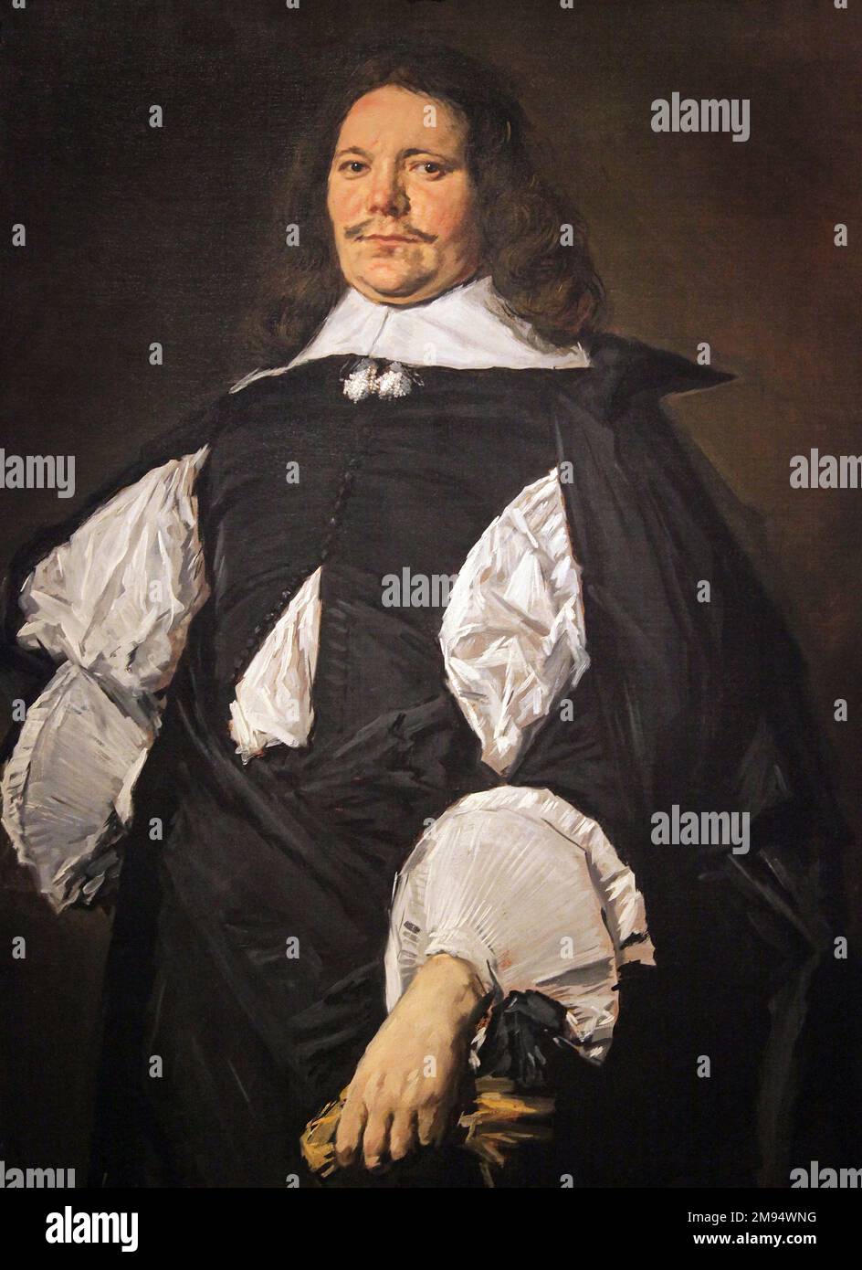 Portrait of a Man (.1660) by Frans Hals (1582-1666) Dutch Netherlands ...