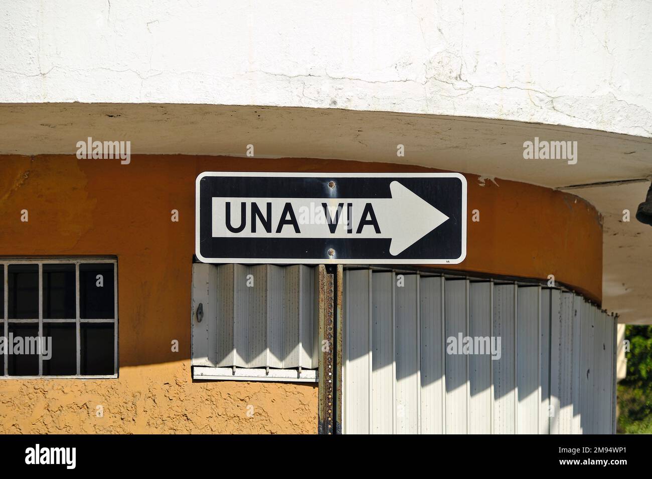 Caribbean road sign hi-res stock photography and images - Alamy
