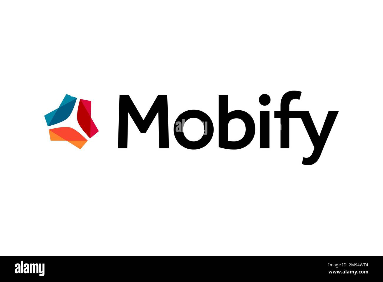 Mobify, Logo, White background Stock Photo - Alamy