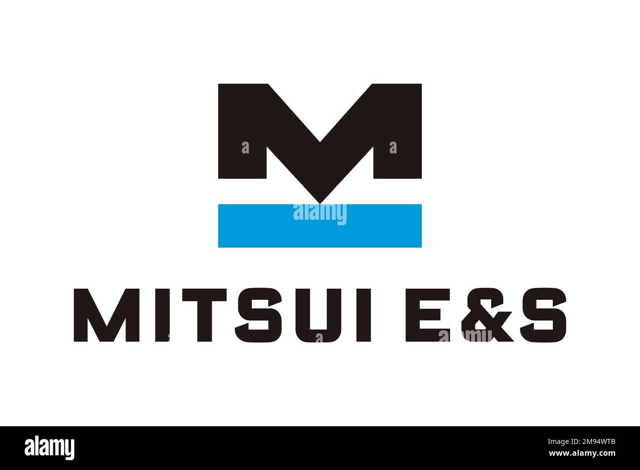 Mitsui Engineering & Shipbuilding, Logo, White Background Stock Photo ...