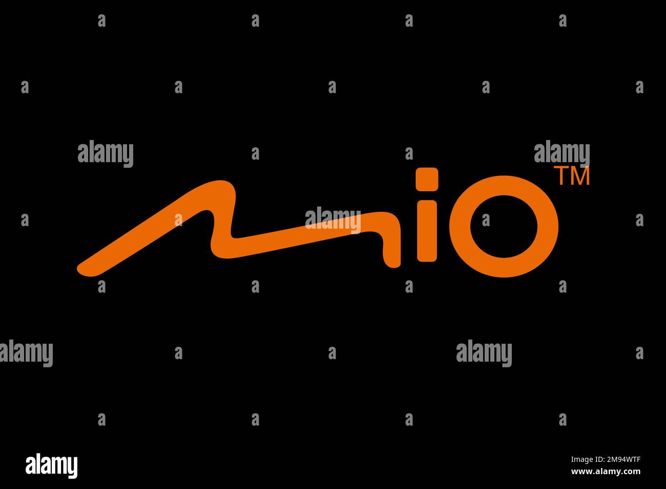 Mio Technology, Logo, Black background Stock Photo - Alamy