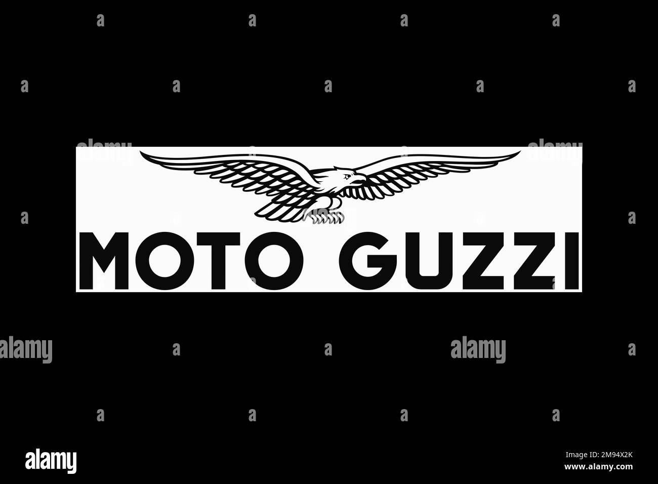 Moto Guzzi, Logo, Black background Stock Photo - Alamy