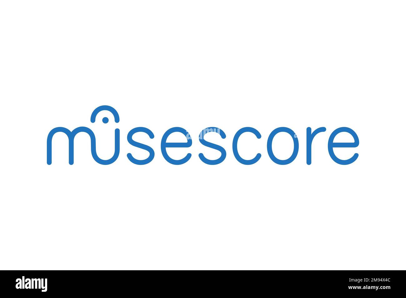 MuseScore, Logo, White background Stock Photo - Alamy