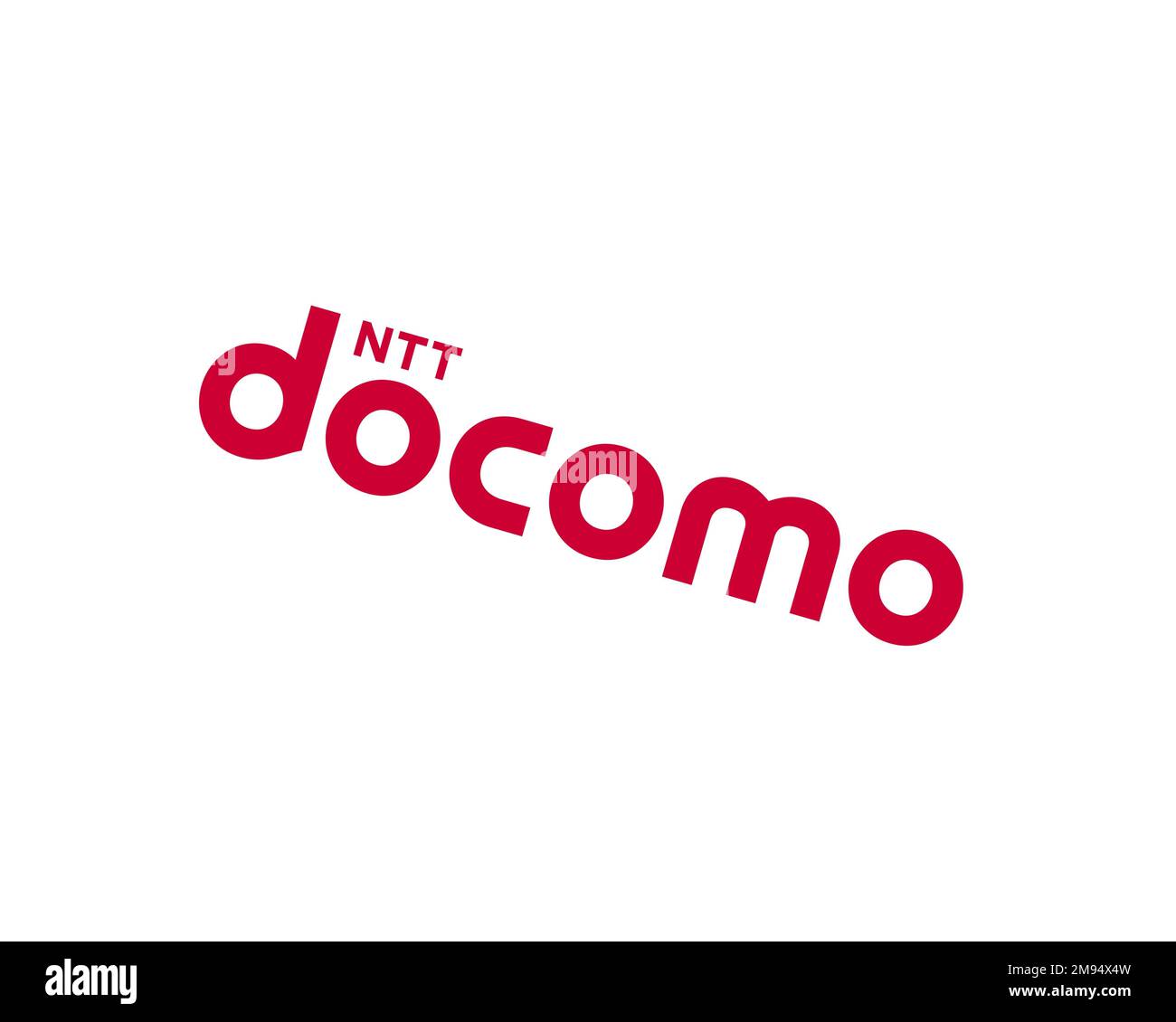 NTT Docomo, rotated logo, white background B Stock Photo - Alamy