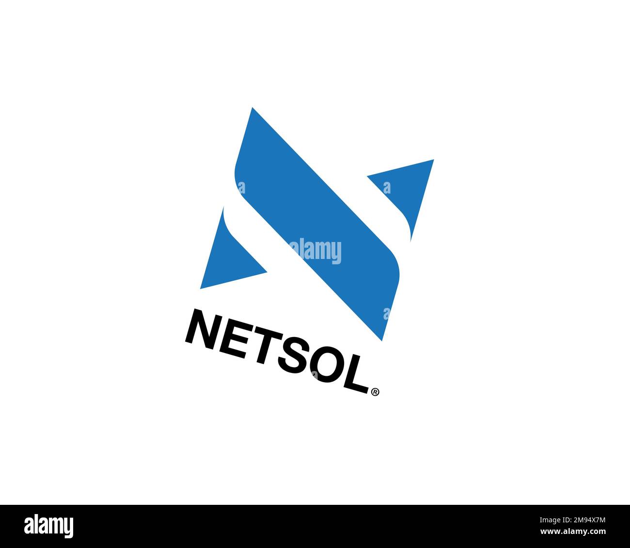 NetSol Technologies company, rotated logo, white background B Stock ...