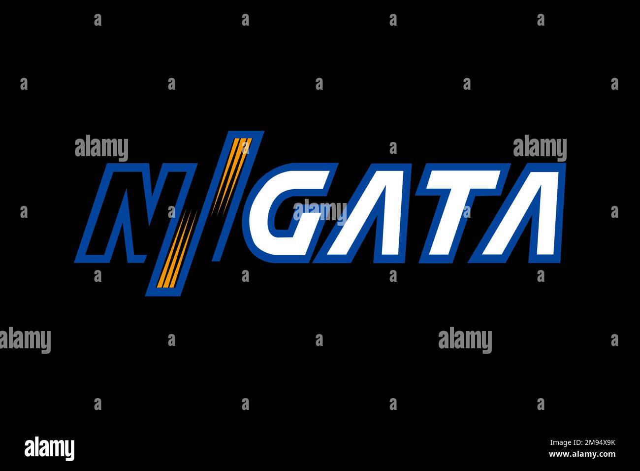 Niigata Transys, Logo, Black background Stock Photo - Alamy