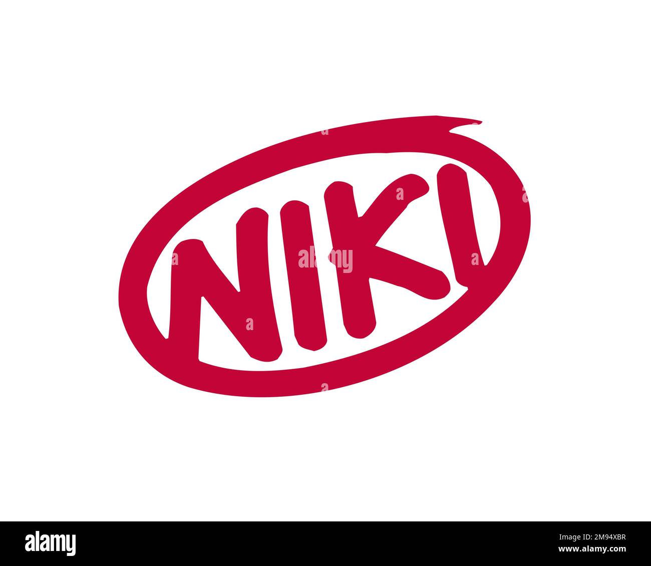 Niki airline, rotated logo, white background Stock Photo - Alamy