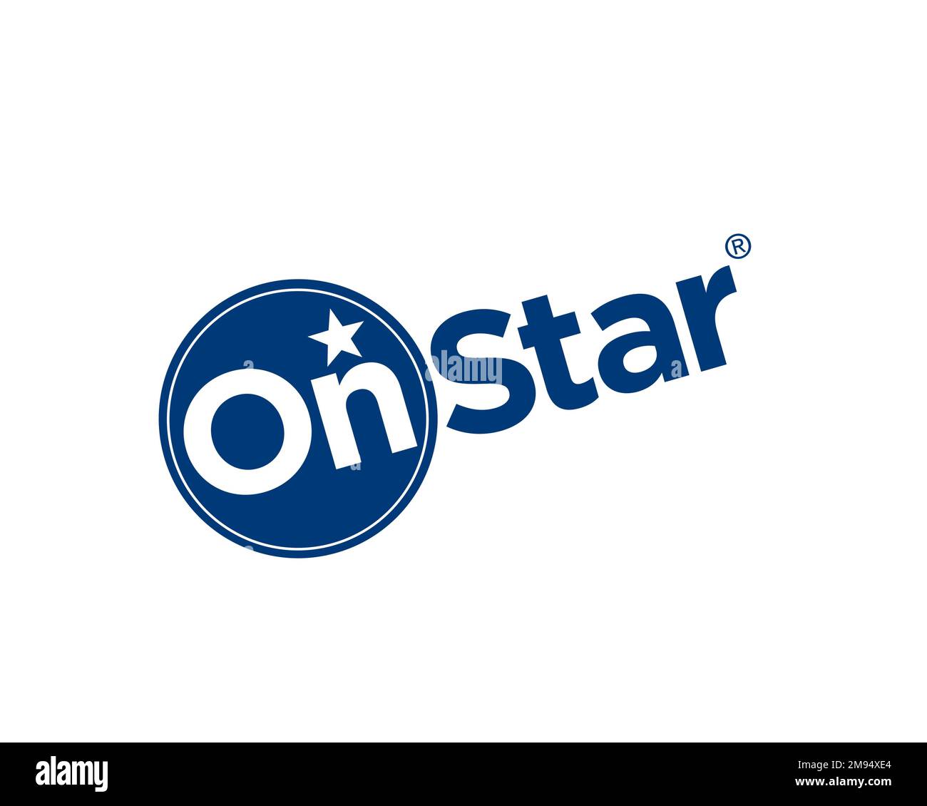 OnStar, rotated logo, white background Stock Photo - Alamy
