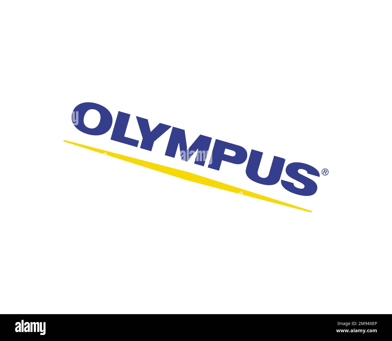 Olympus Corporation, rotated logo, white background B Stock Photo - Alamy