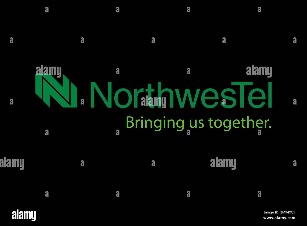 Northwestel, Logo, Black background Stock Photo - Alamy