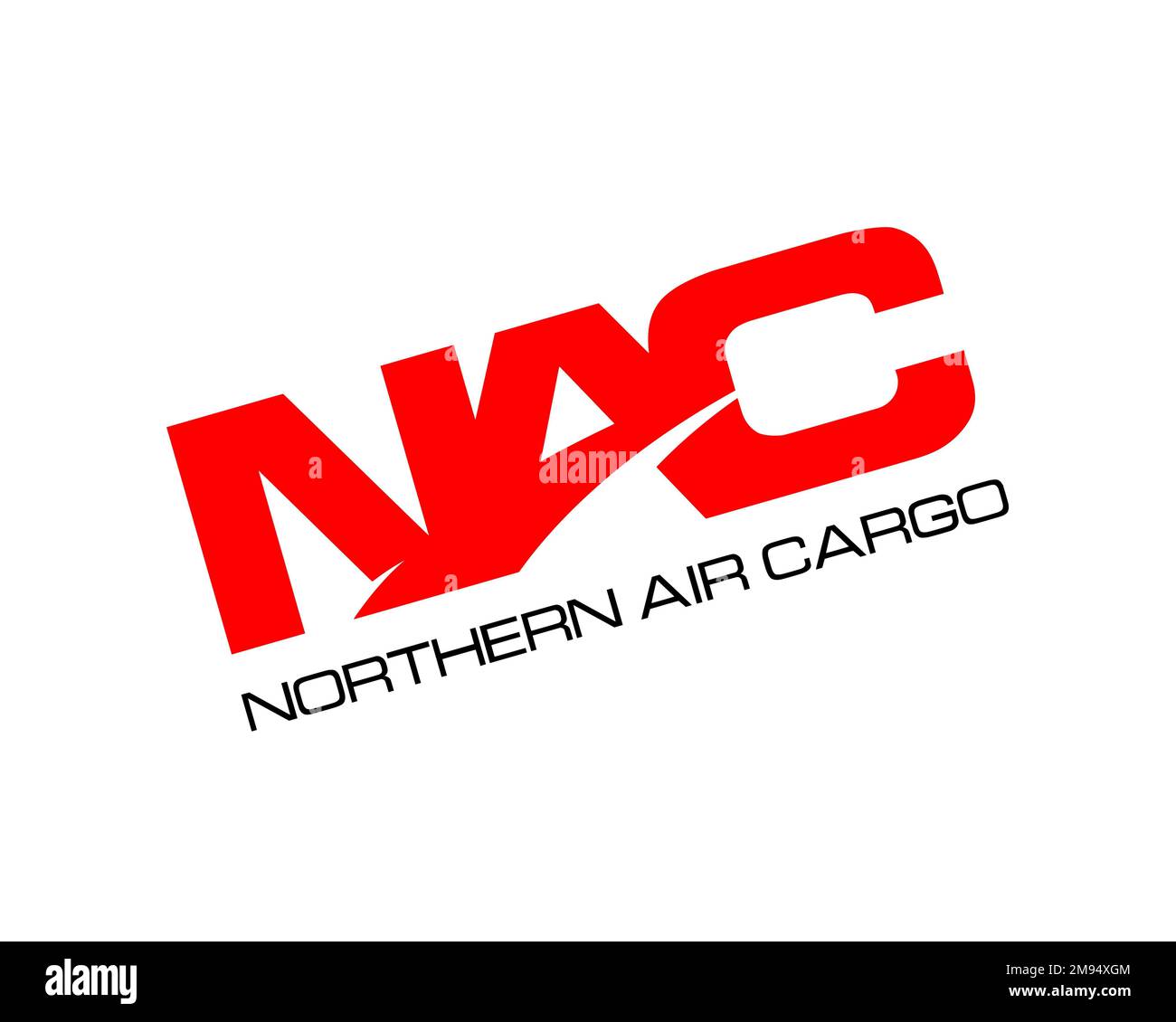 Northern Air Cargo, rotated logo, white background Stock Photo - Alamy
