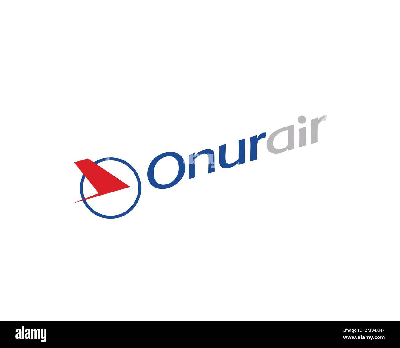 Onur Air, rotated logo, white background Stock Photo - Alamy