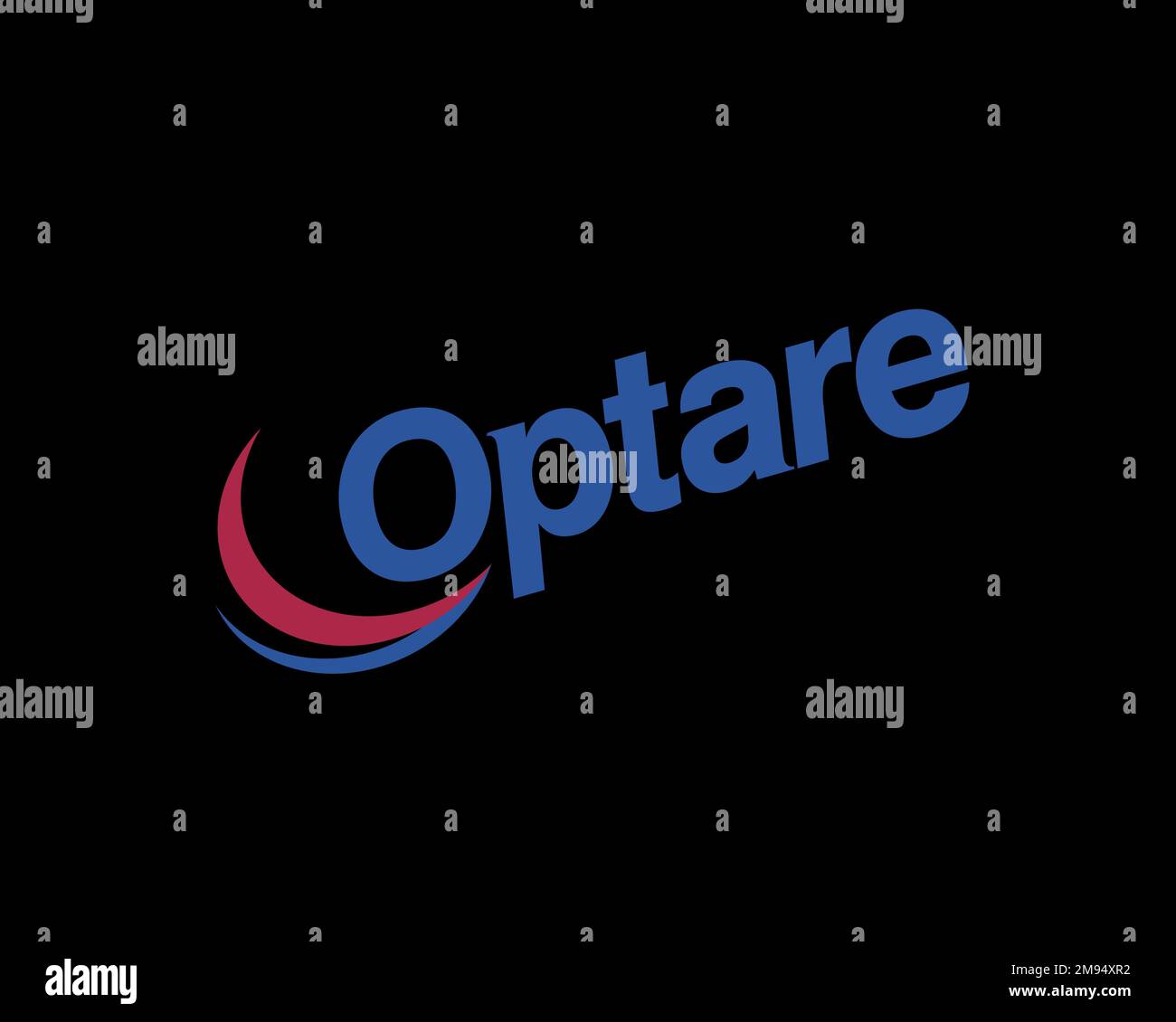 Optare, rotated logo, black background Stock Photo - Alamy