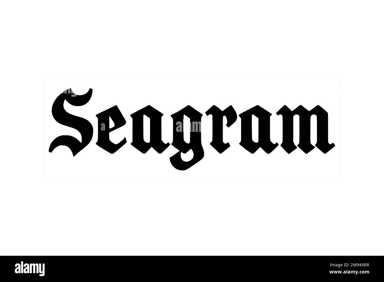 Seagram, Logo, White background Stock Photo - Alamy