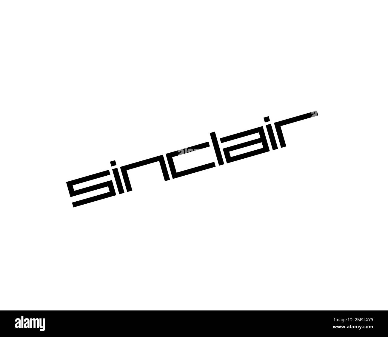 Sinclair Research, rotated logo, white background Stock Photo - Alamy