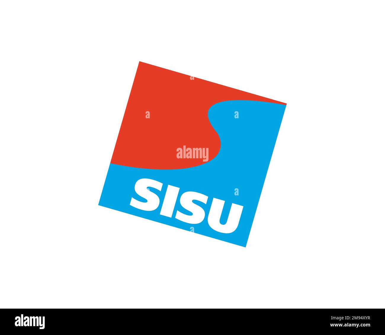 Sisu Car, Rotated Logo, White Background B Stock Photo - Alamy
