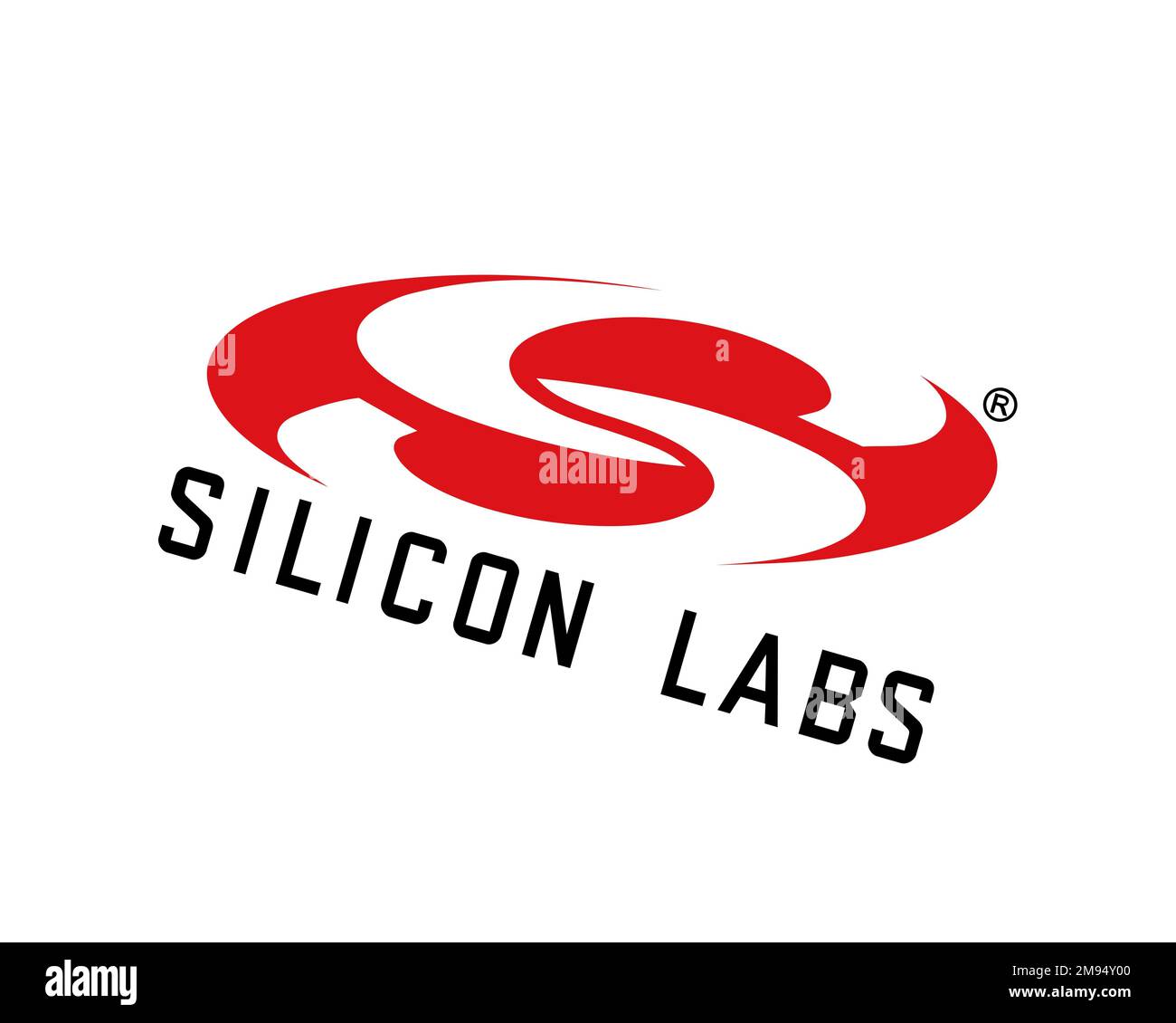 Silicon Labs, rotated logo, white background B Stock Photo - Alamy