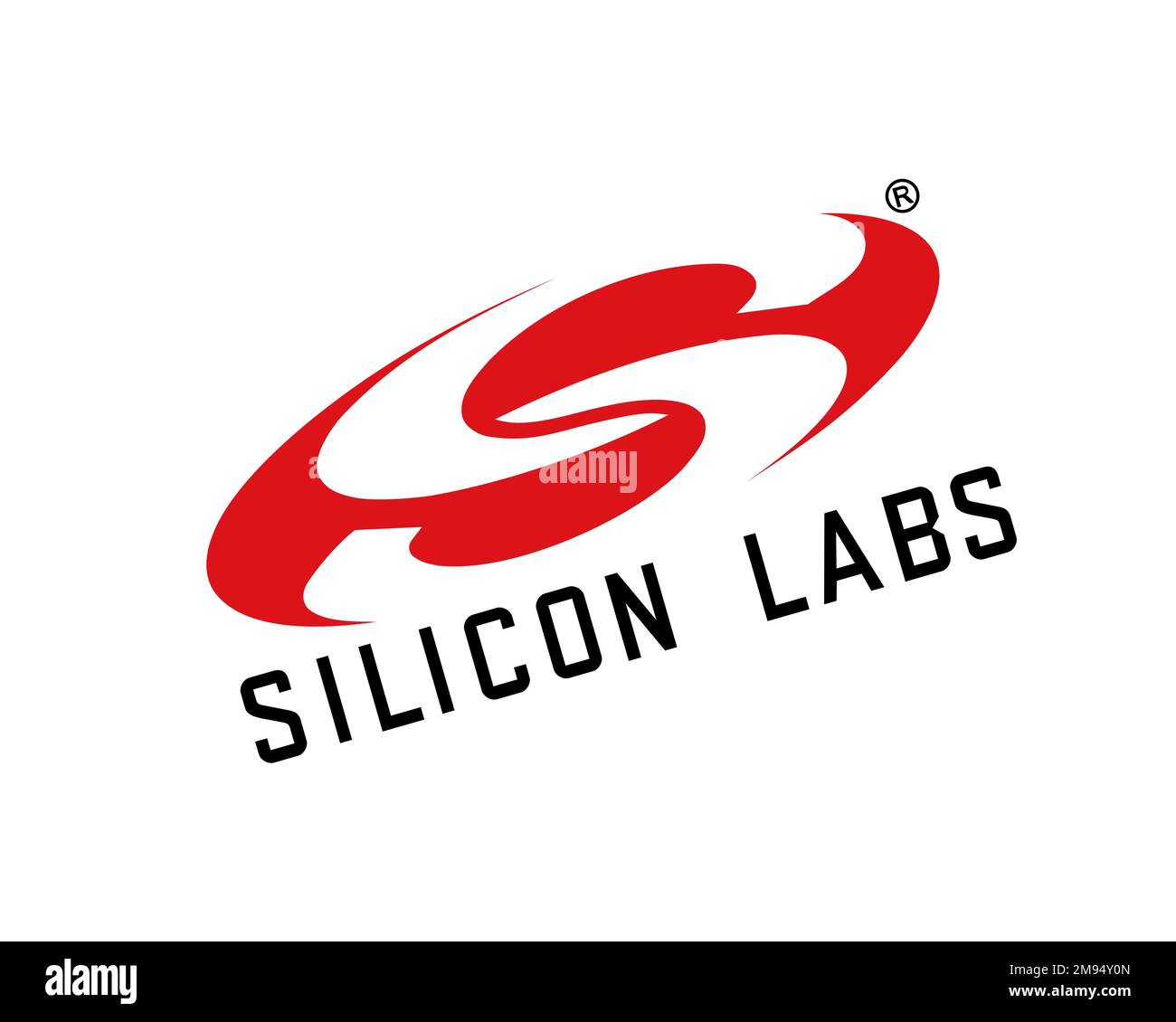 Silicon Labs, rotated logo, white background Stock Photo - Alamy