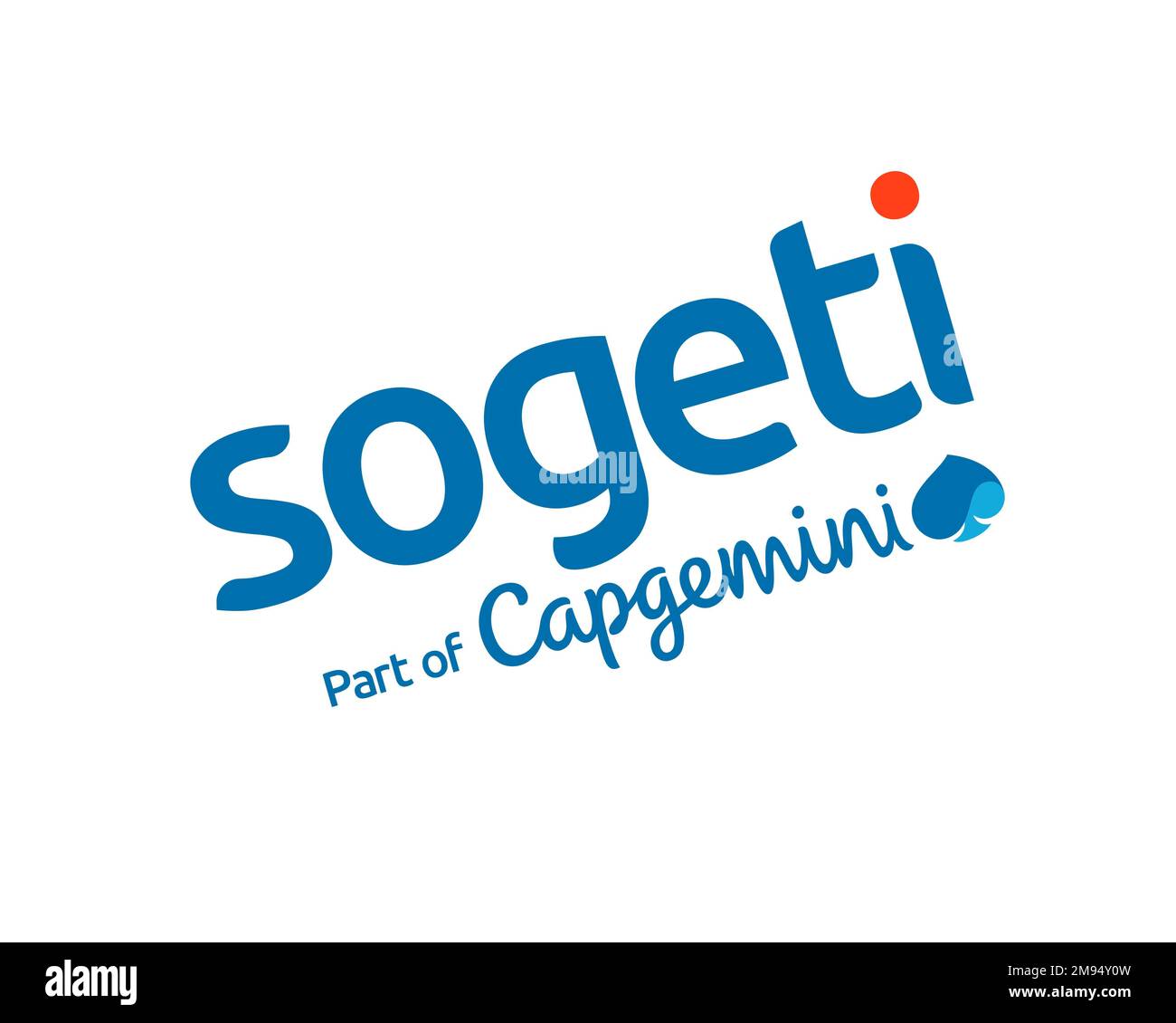 Sogeti, rotated logo, white background Stock Photo - Alamy
