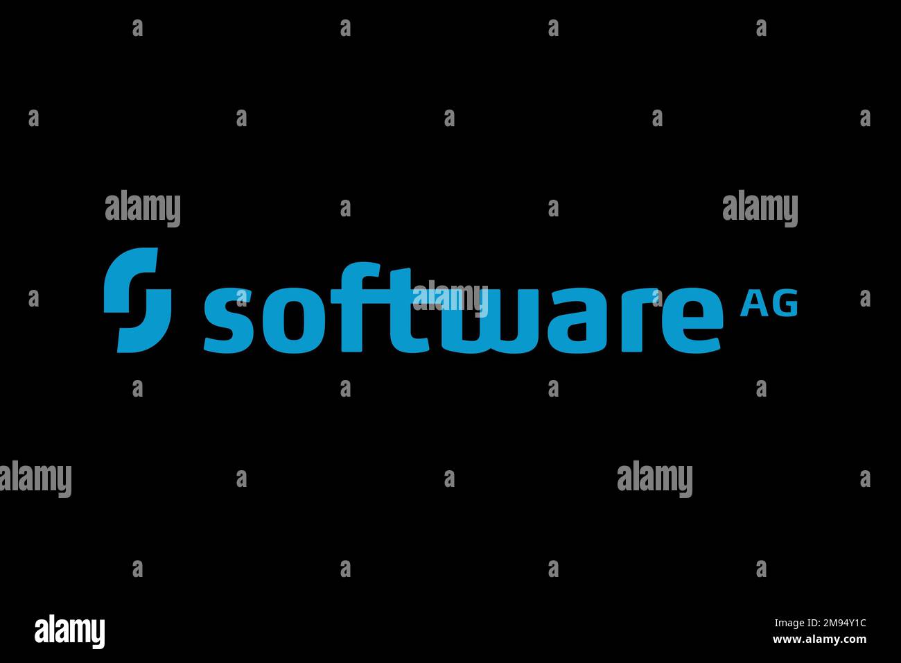 Software AG, Logo, Black background Stock Photo - Alamy