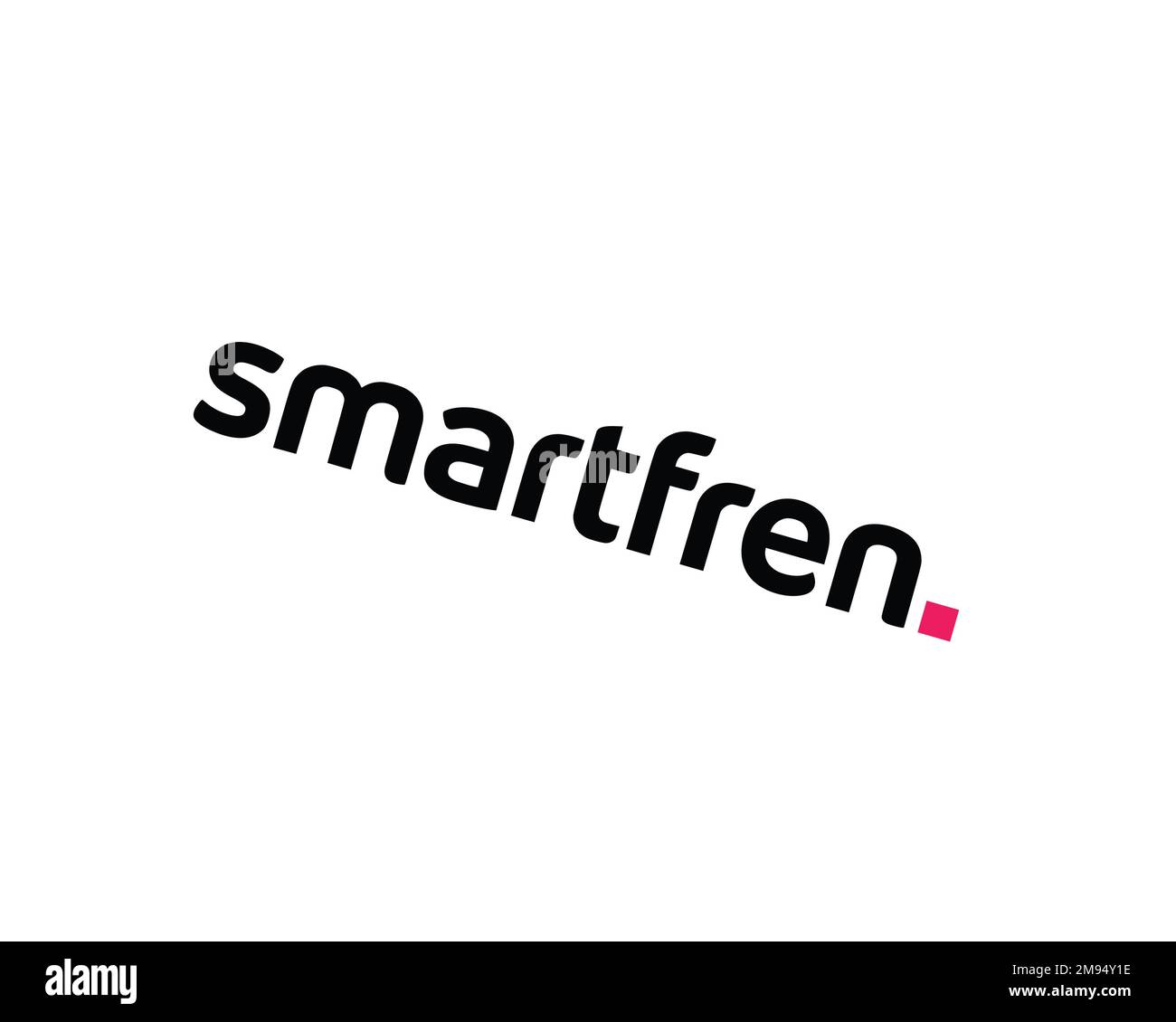 Smartfren, rotated logo, white background B Stock Photo - Alamy