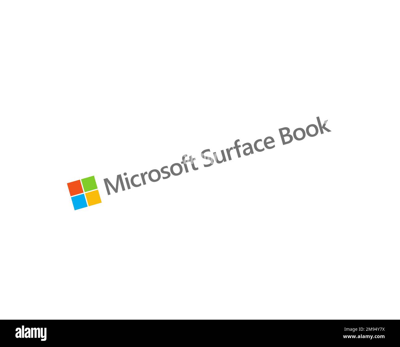 Surface Book, rotated logo, white background Stock Photo - Alamy