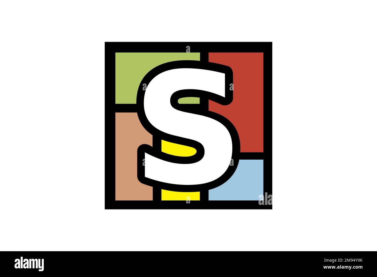 Stylish, Logo, White background Stock Photo - Alamy