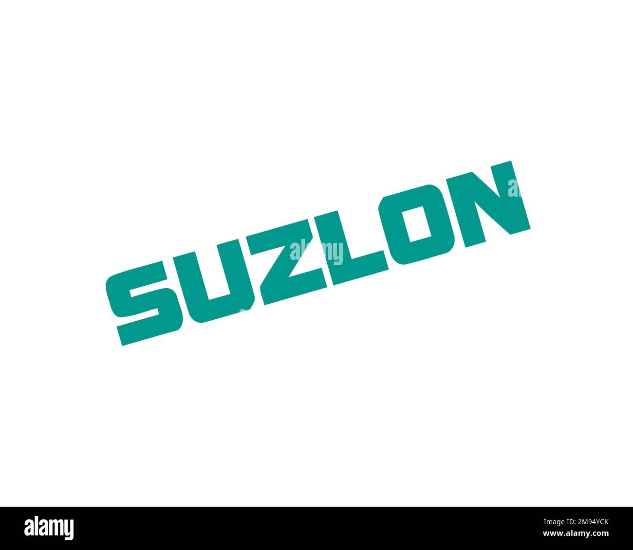 Suzlon, rotated logo, white background Stock Photo - Alamy