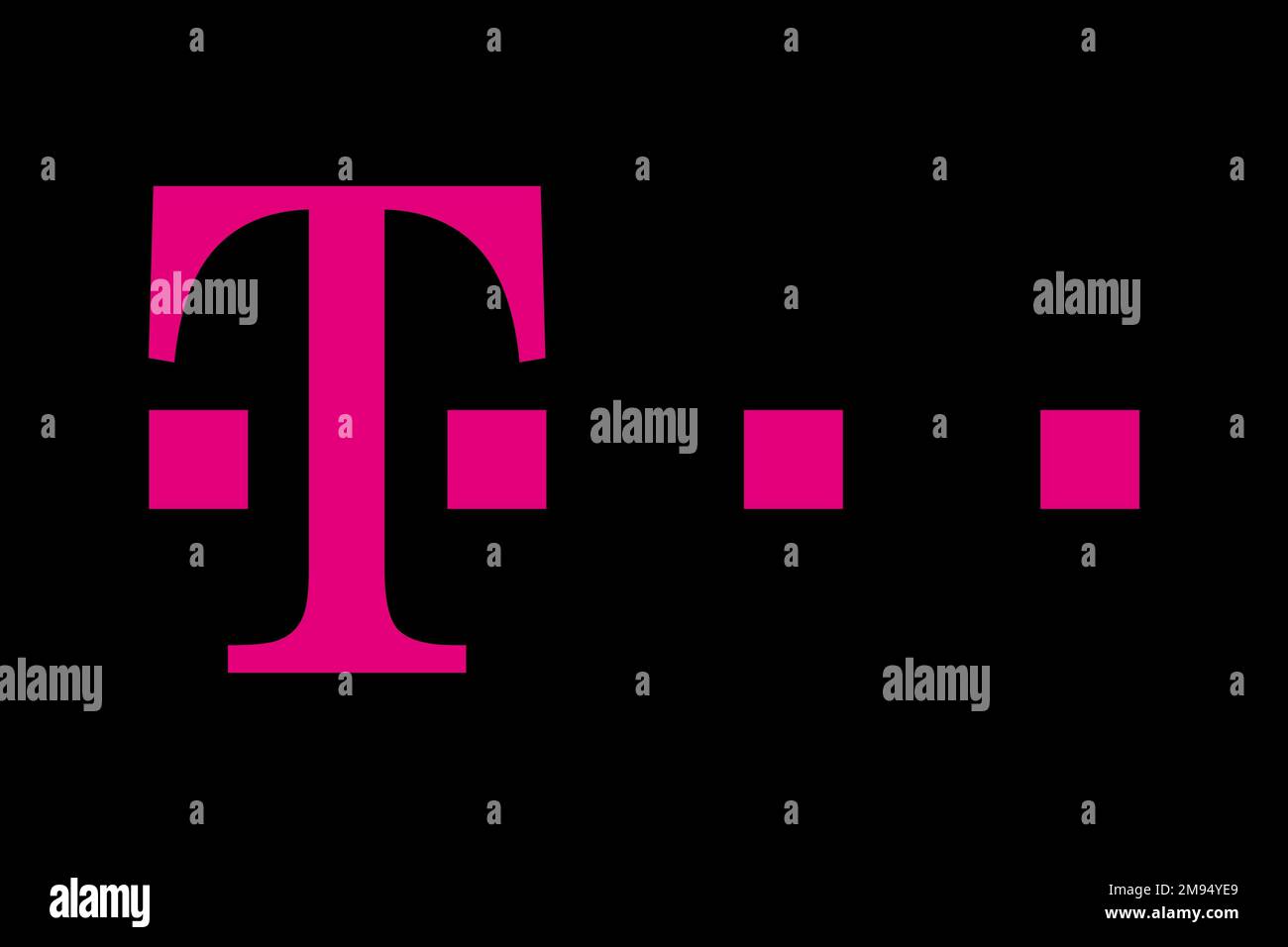 T Mobile Polska, Logo, Black background Stock Photo - Alamy
