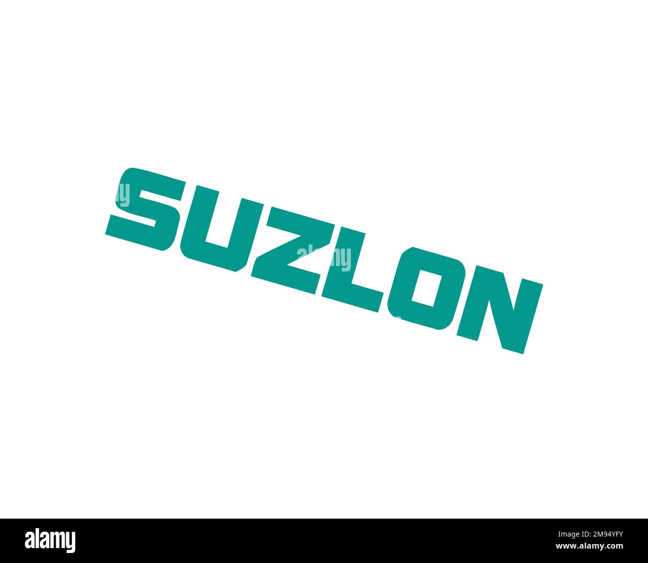 Suzlon, rotated logo, white background B Stock Photo - Alamy