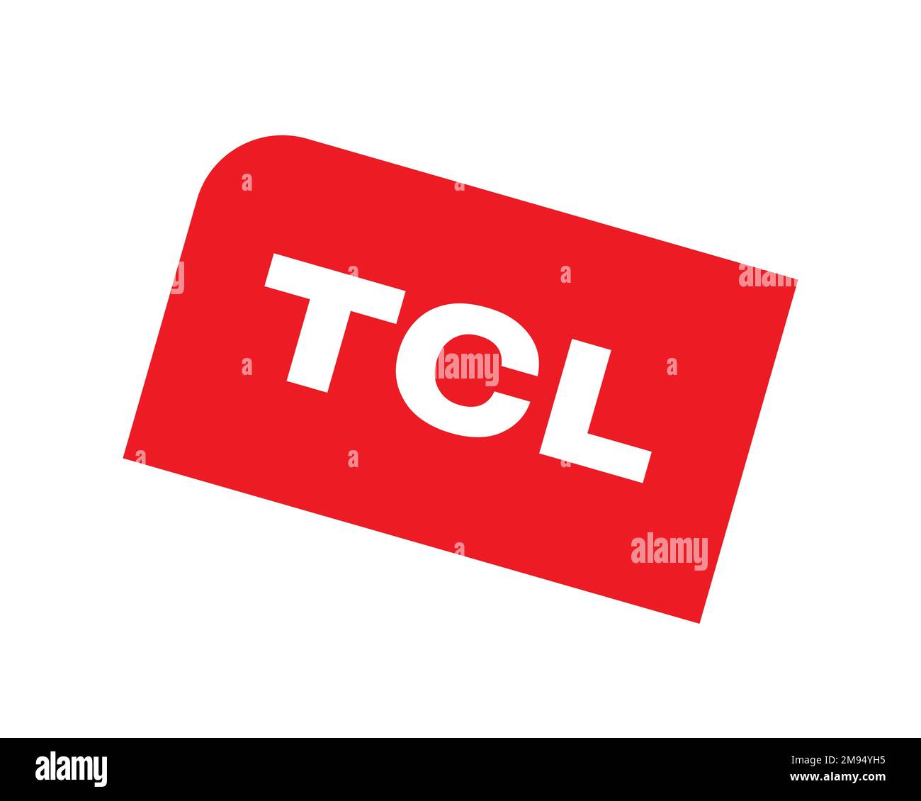 TCL Corporation, rotated logo, white background B Stock Photo - Alamy