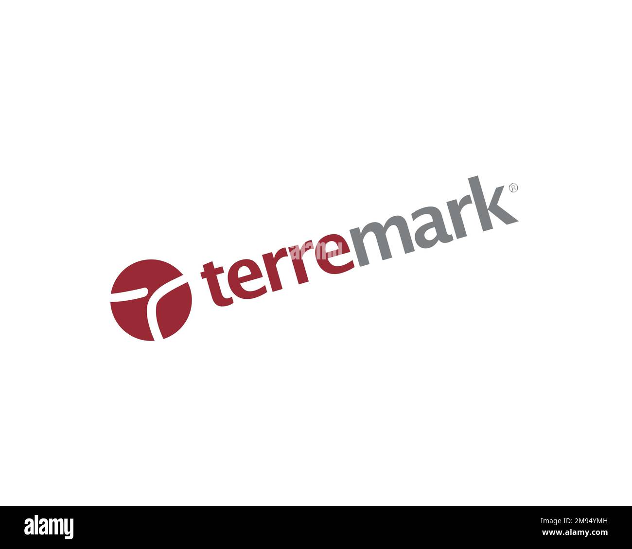 Terremark, rotated logo, white background Stock Photo - Alamy