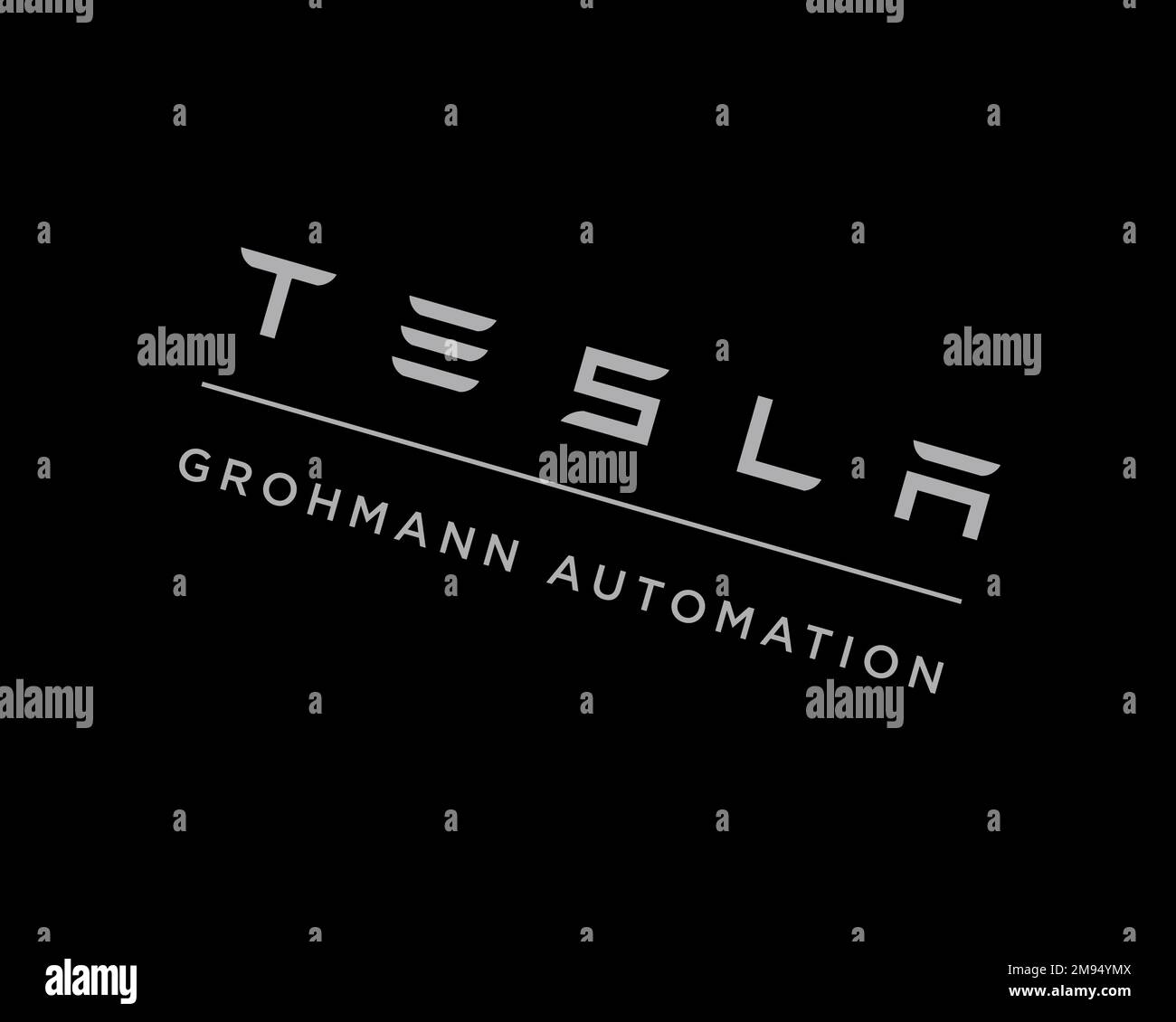 Tesla logo Black and White Stock Photos & Images - Alamy