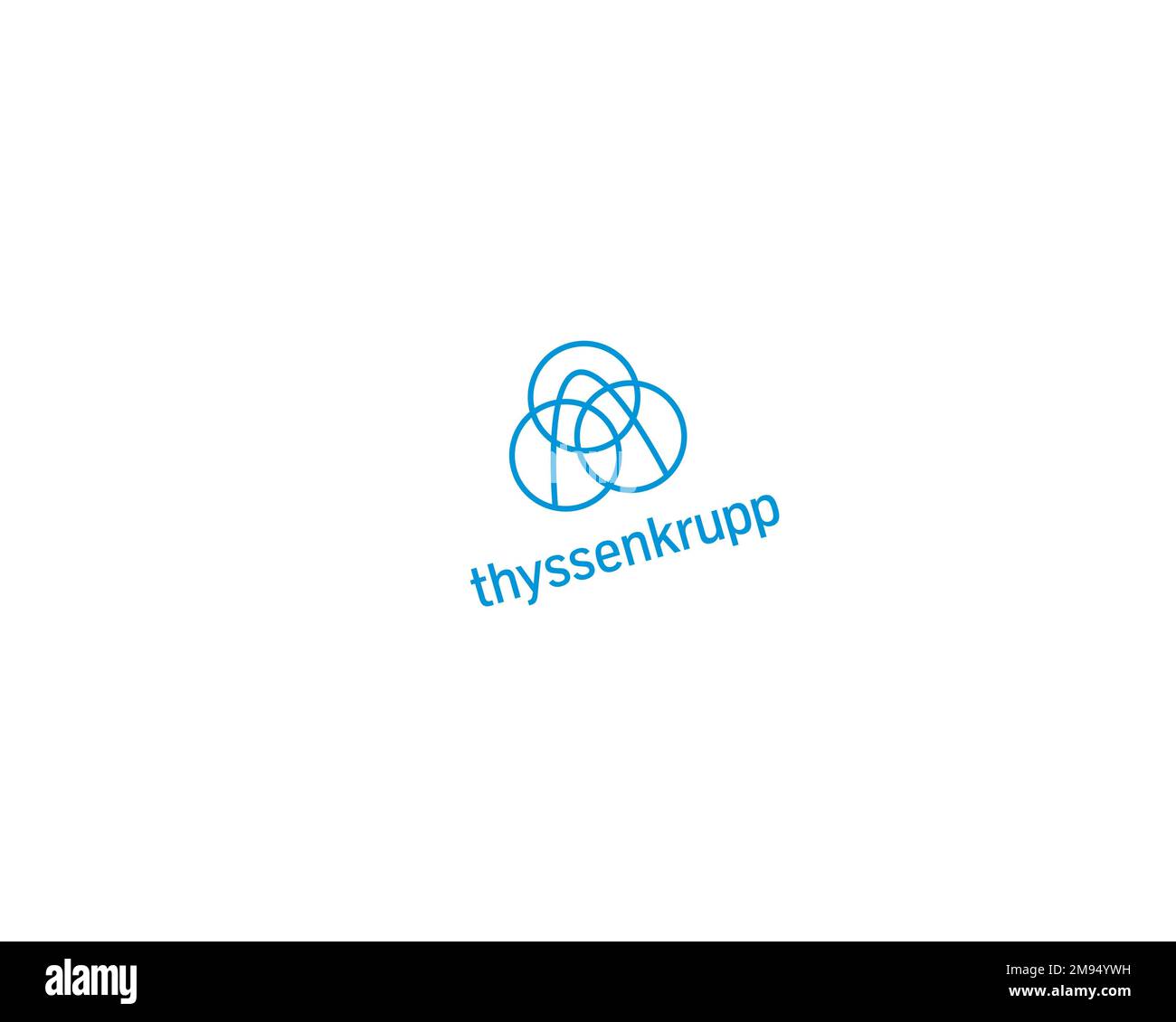 ThyssenKrupp Marine Systems, rotated logo, white background Stock Photo ...
