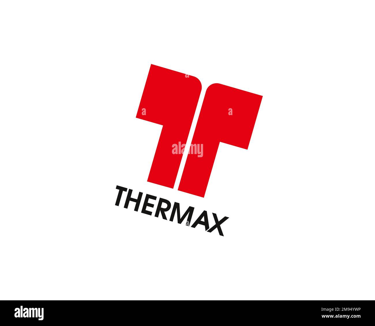 Thermax, rotated logo, white background B Stock Photo - Alamy