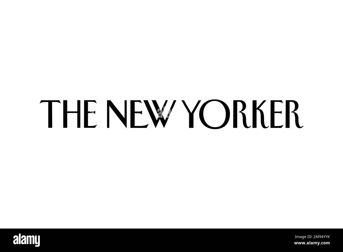 The New Yorker, Logo, White background Stock Photo - Alamy