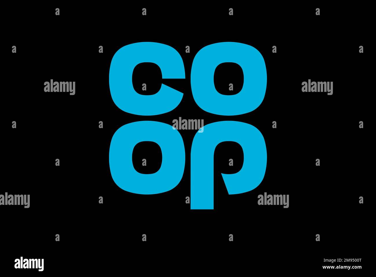 The Co operative Group, Logo, Black background Stock Photo - Alamy