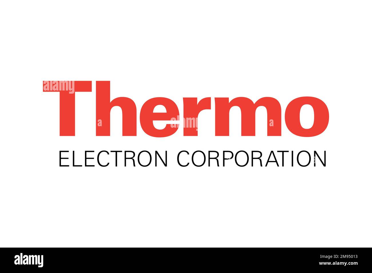 Thermo Electron, Logo, White background Stock Photo - Alamy