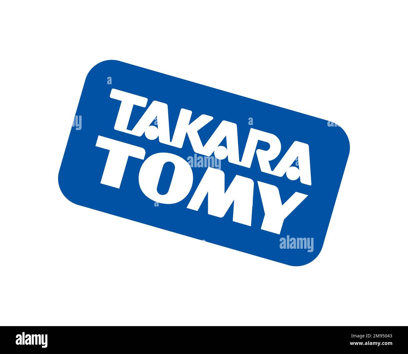 Tomy, rotated logo, white background B Stock Photo - Alamy
