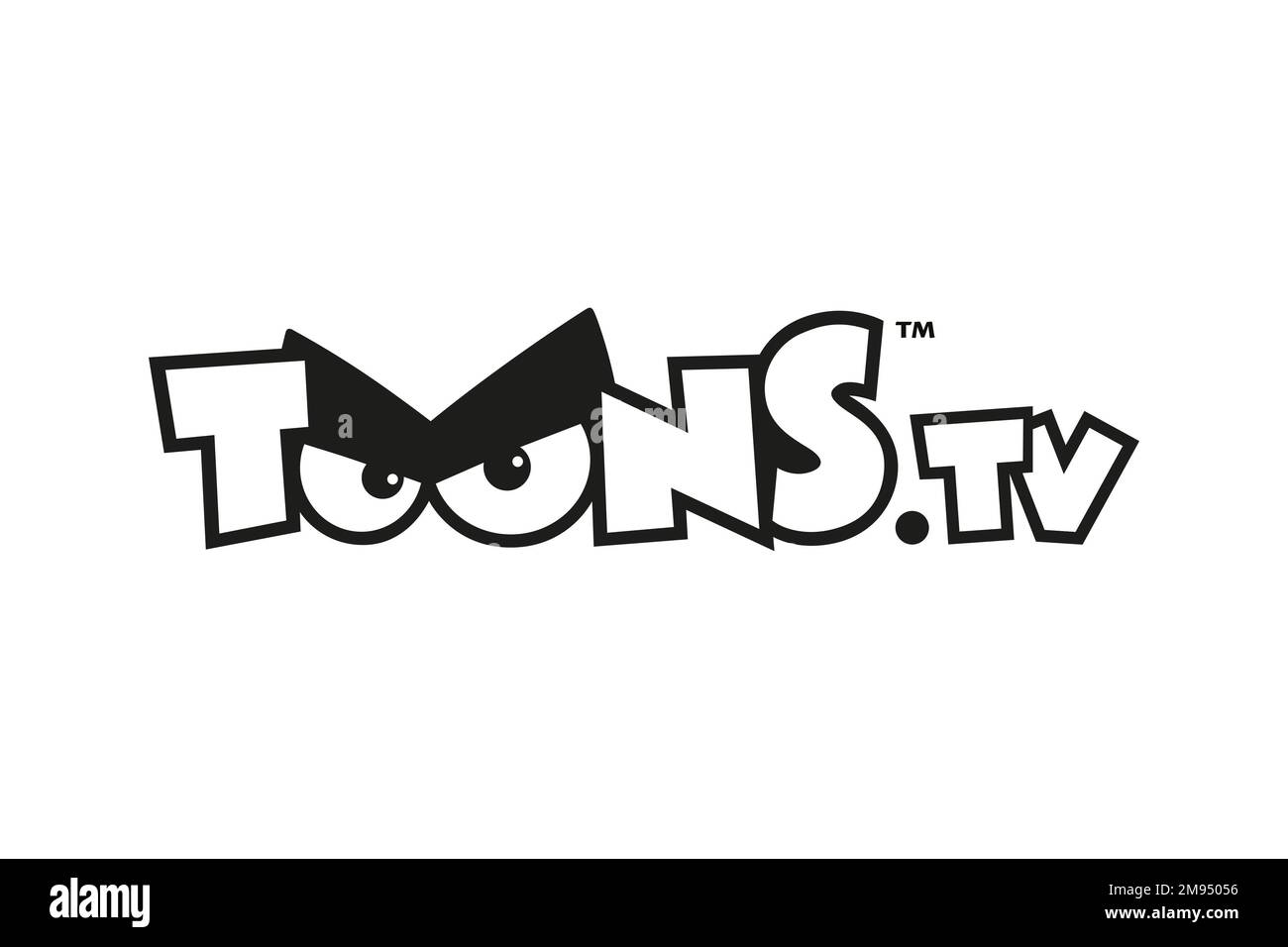 Toons. TV, Logo, White background Stock Photo - Alamy