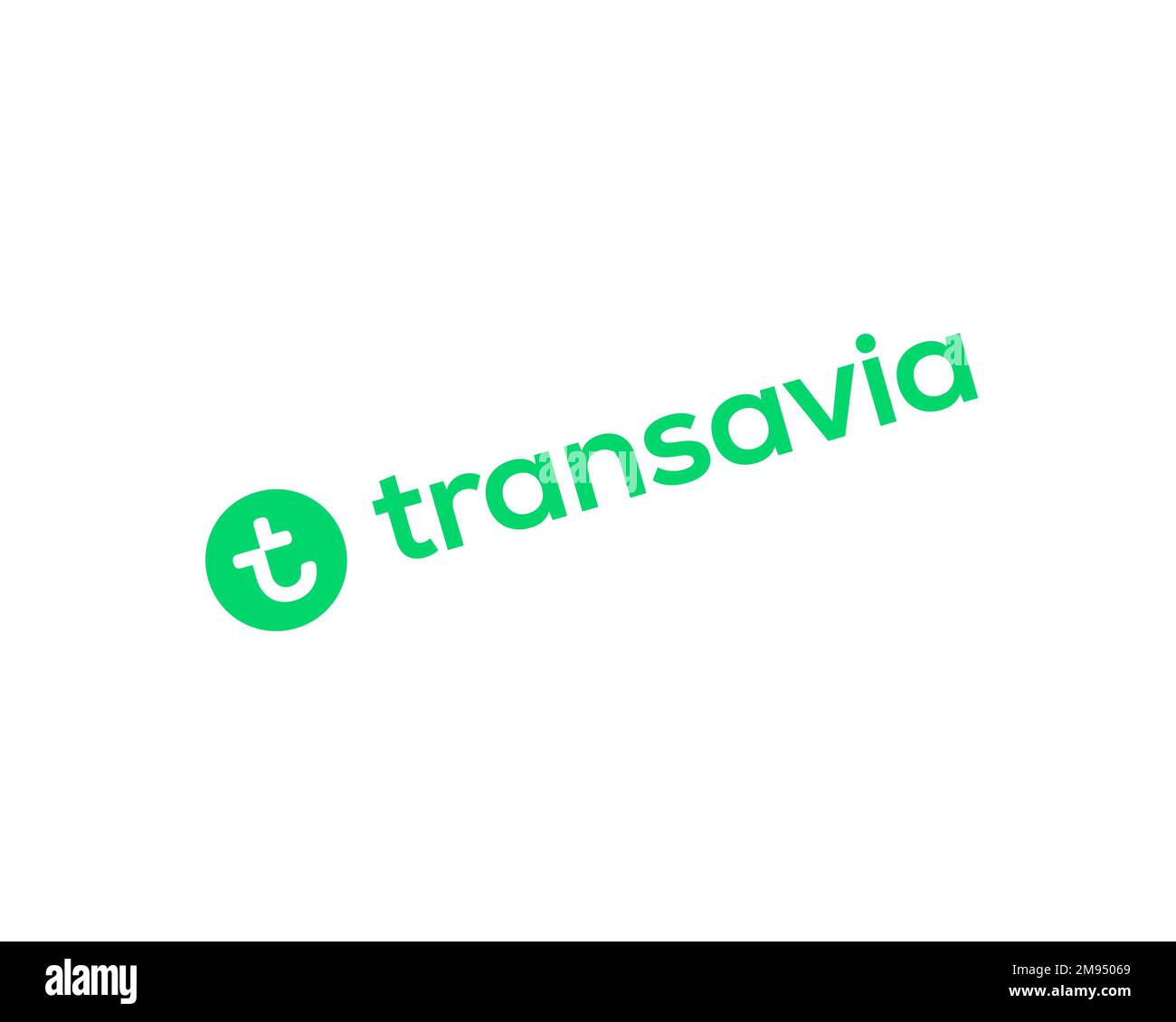 Transavia France, rotated logo, white background Stock Photo - Alamy