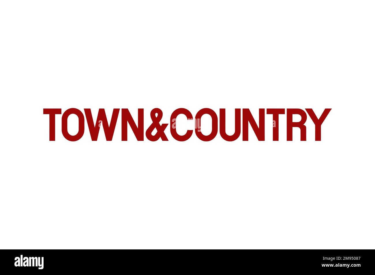 Town & Country magazine, Logo, White background Stock Photo - Alamy