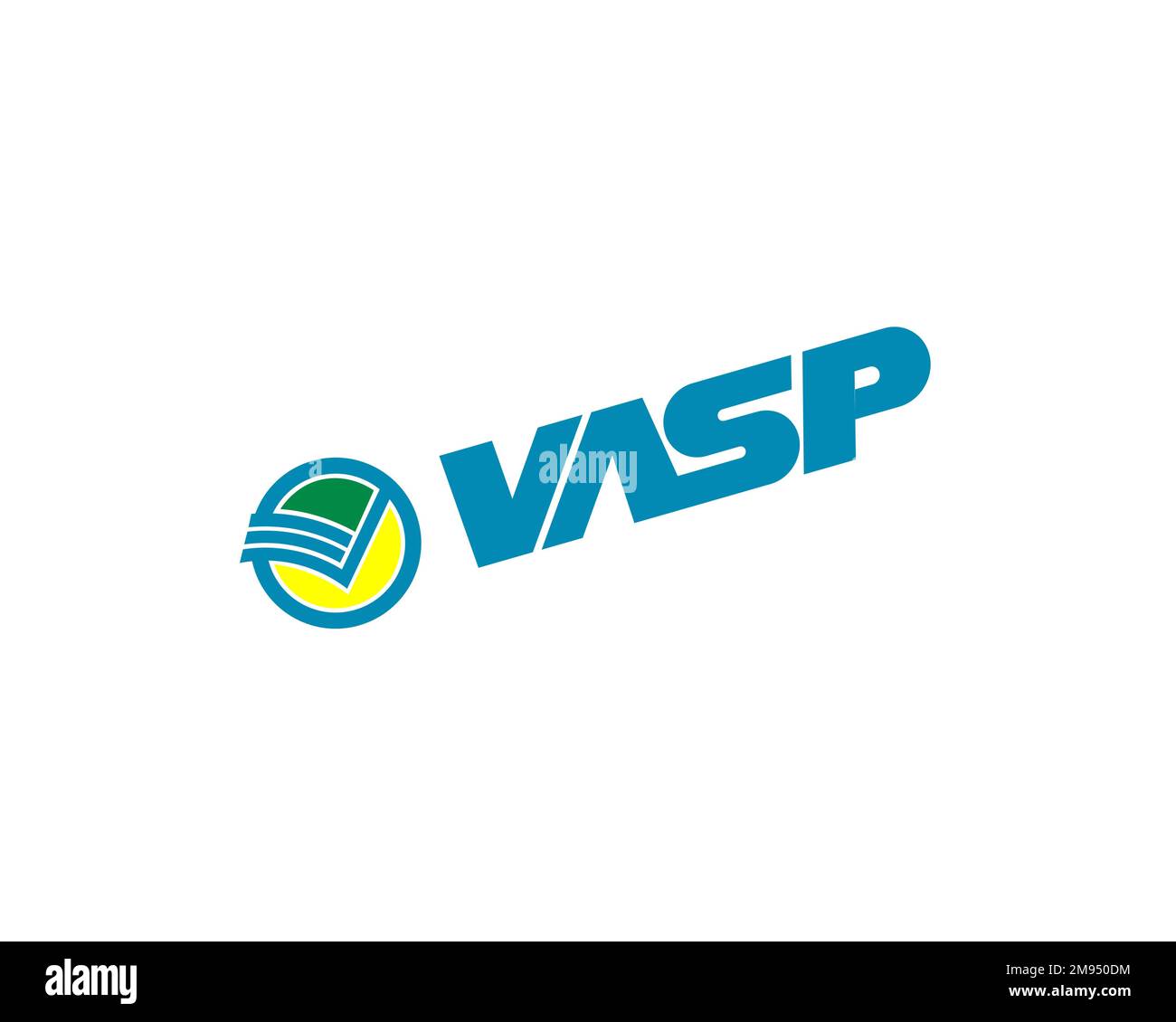 VASP, rotated logo, white background Stock Photo - Alamy