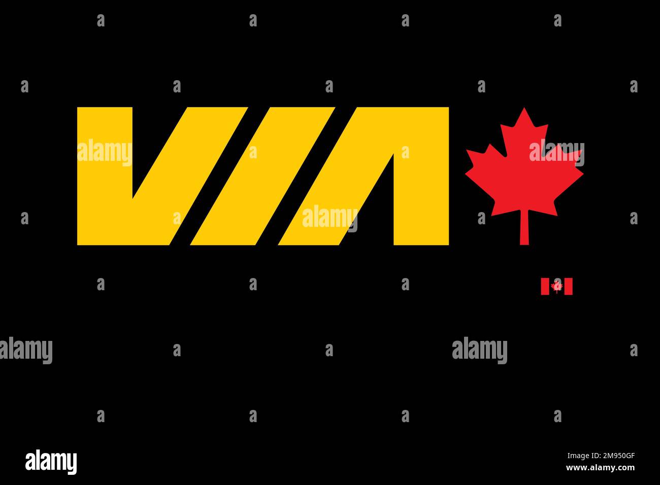 Via rail logo hi-res stock photography and images - Alamy