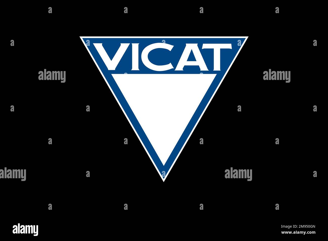Vicat, Logo, Black background Stock Photo - Alamy